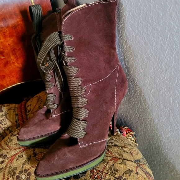 Dolce & Gabbana | Shoes | Dc Further Boars Suede Half Boots | Poshmark